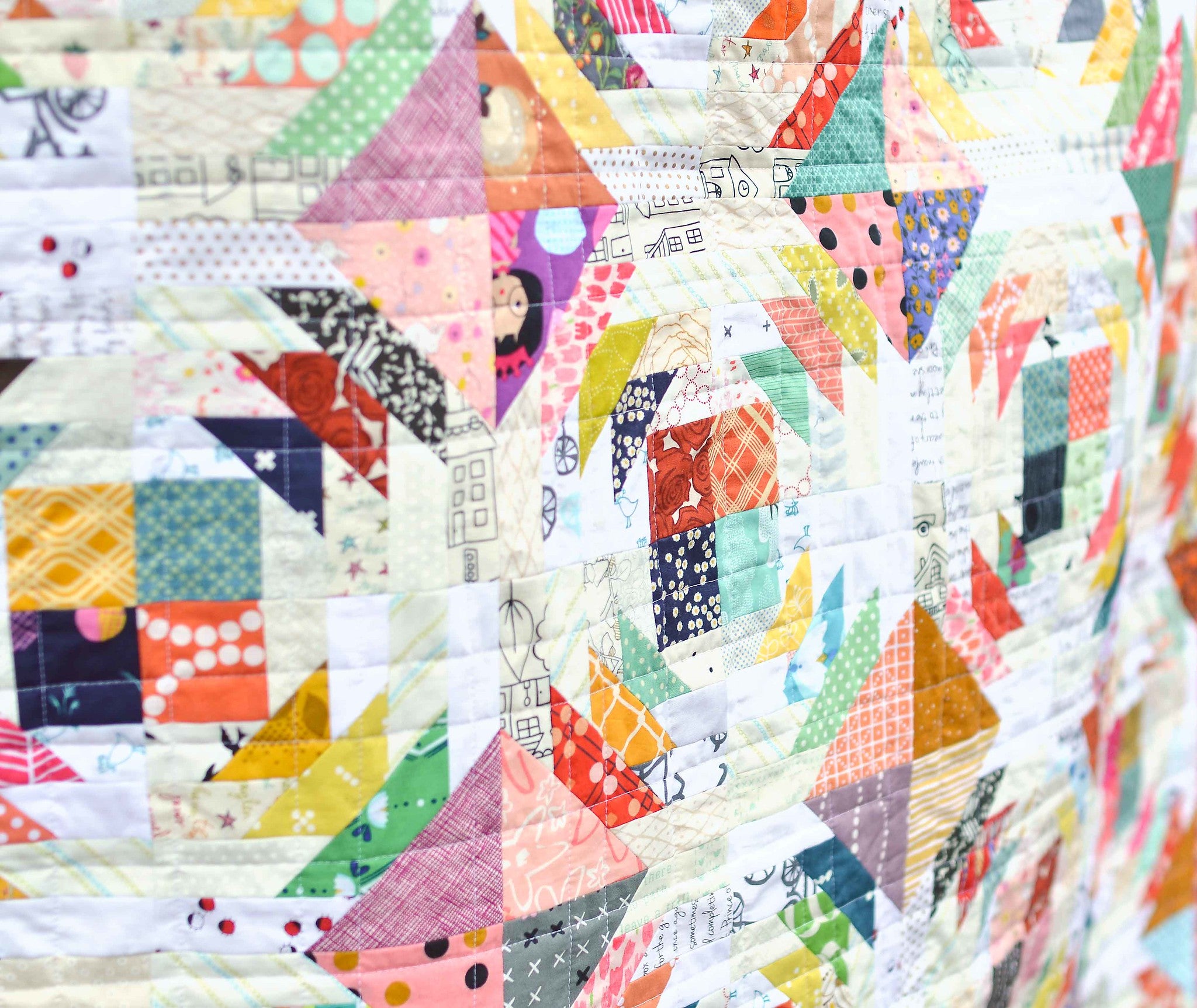 Scrap-Apple Quilt – Kitchen Table Quilting