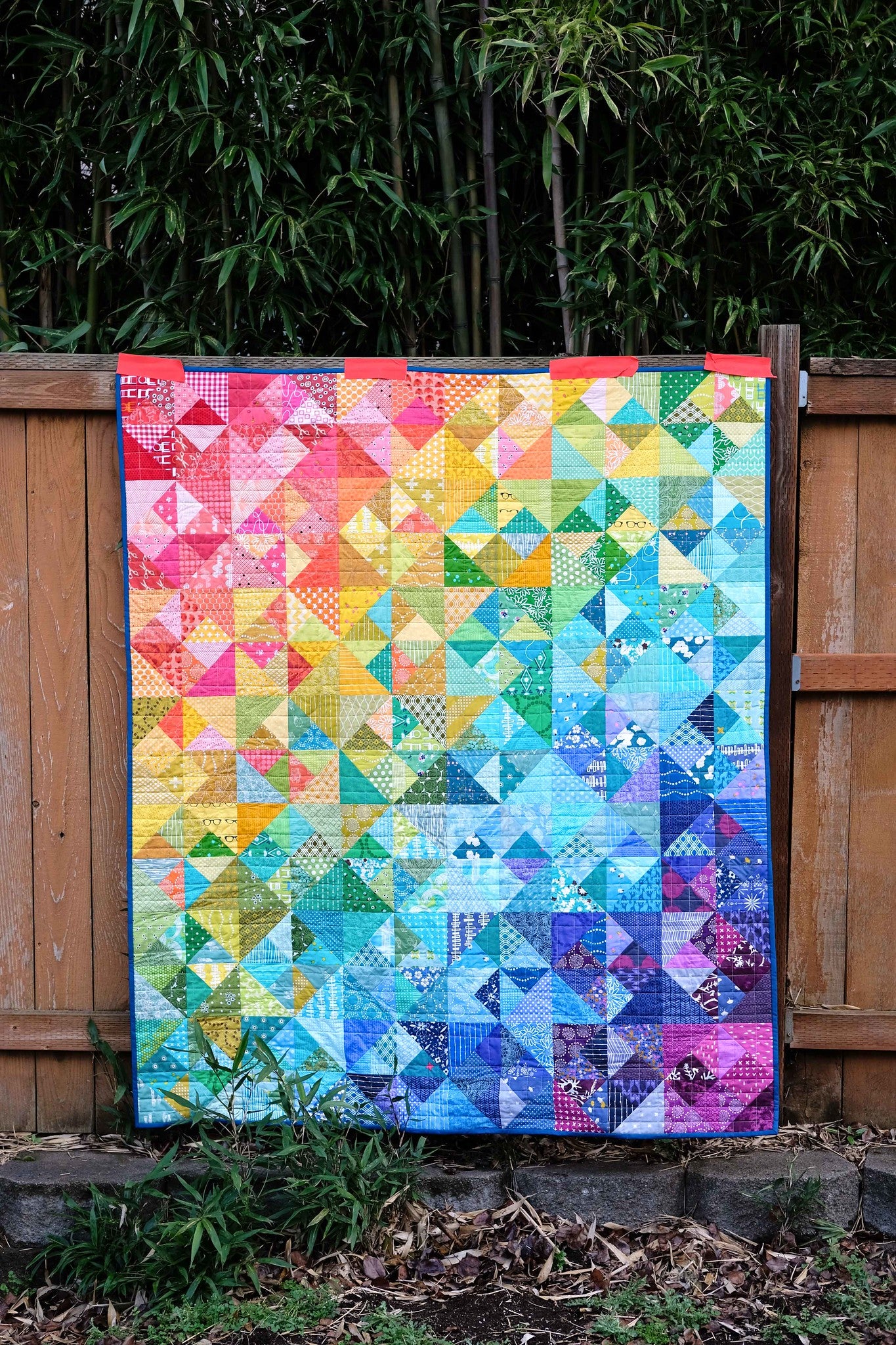The Cleo Quilt - Rainbow Version – Kitchen Table Quilting