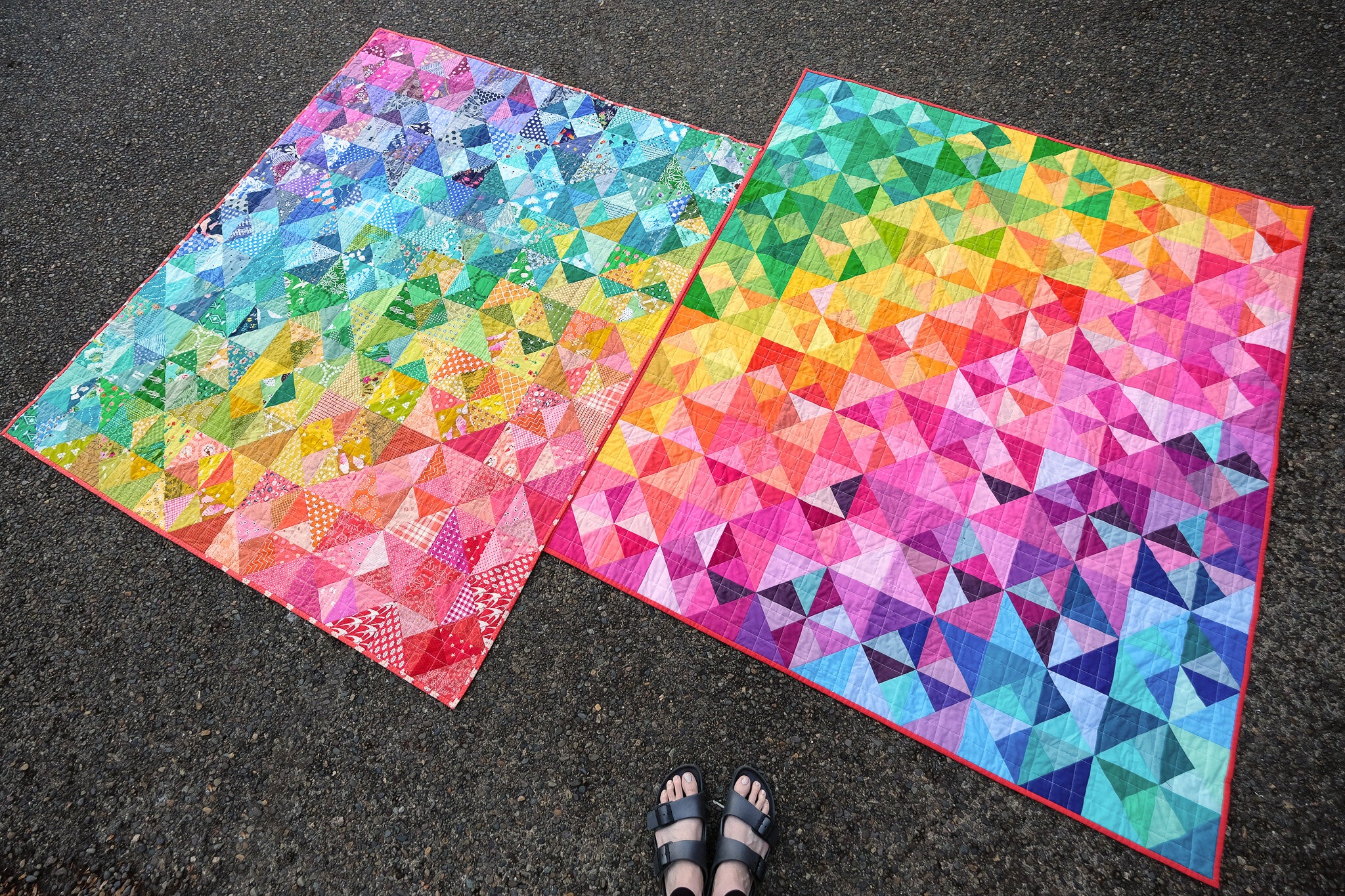 A Rainbow Cleo Quilt Part 2 – Kitchen Table Quilting