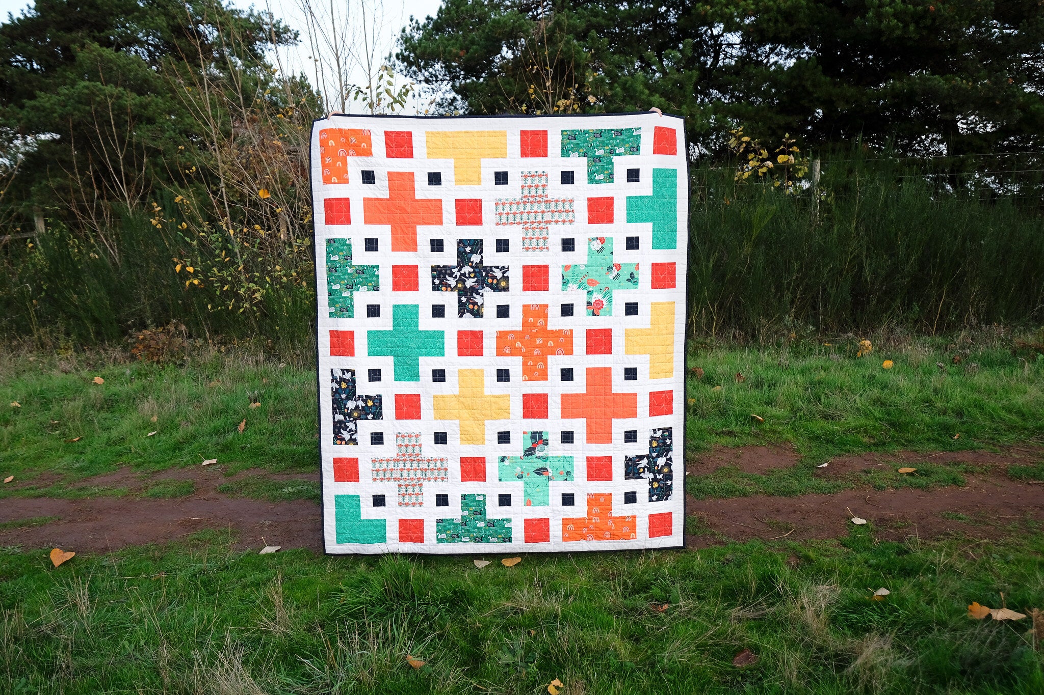 The Violet Quilt in Flight Path – Kitchen Table Quilting