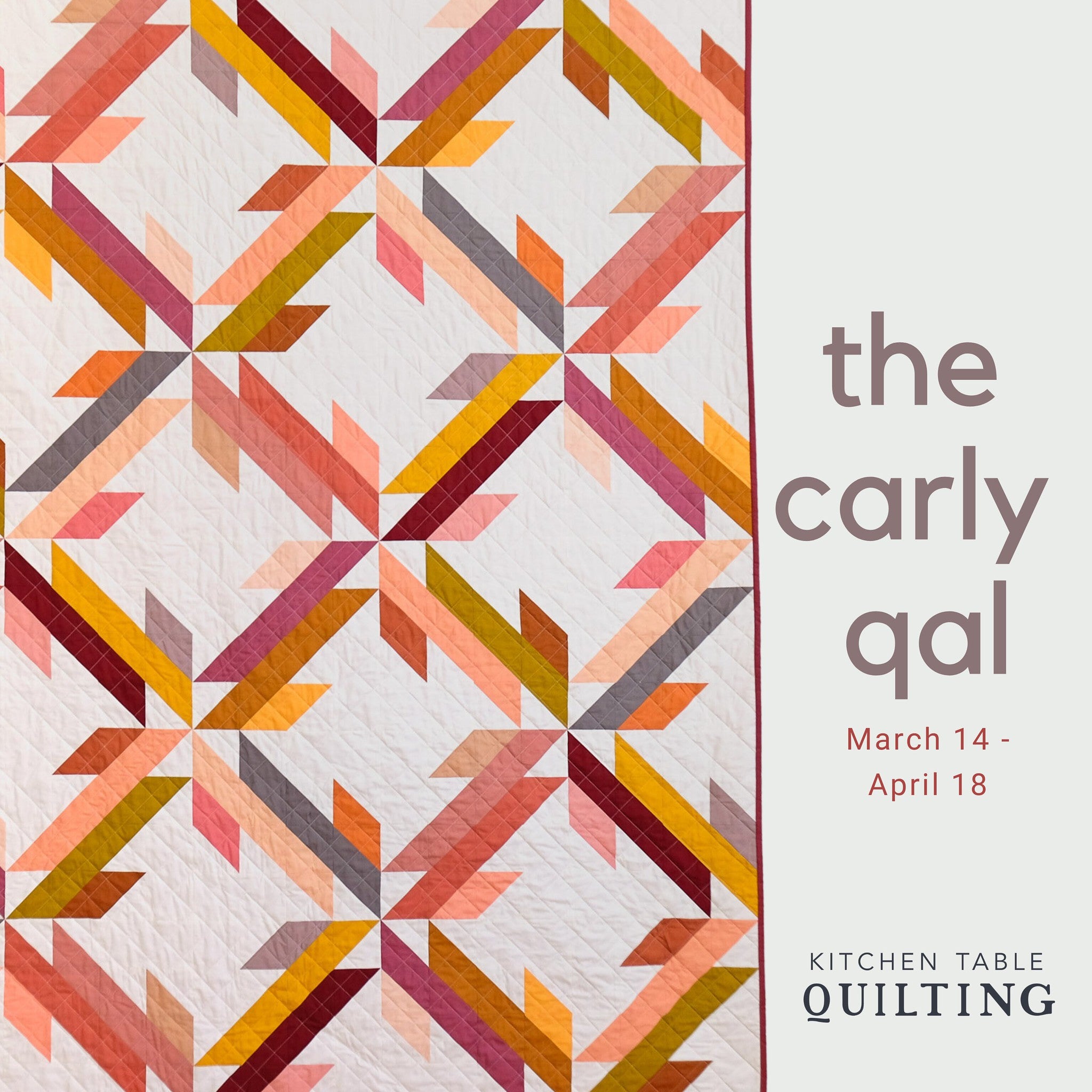 The Carly QAL Week 5 - Piecing Your Quilt Top – Kitchen Table Quilting
