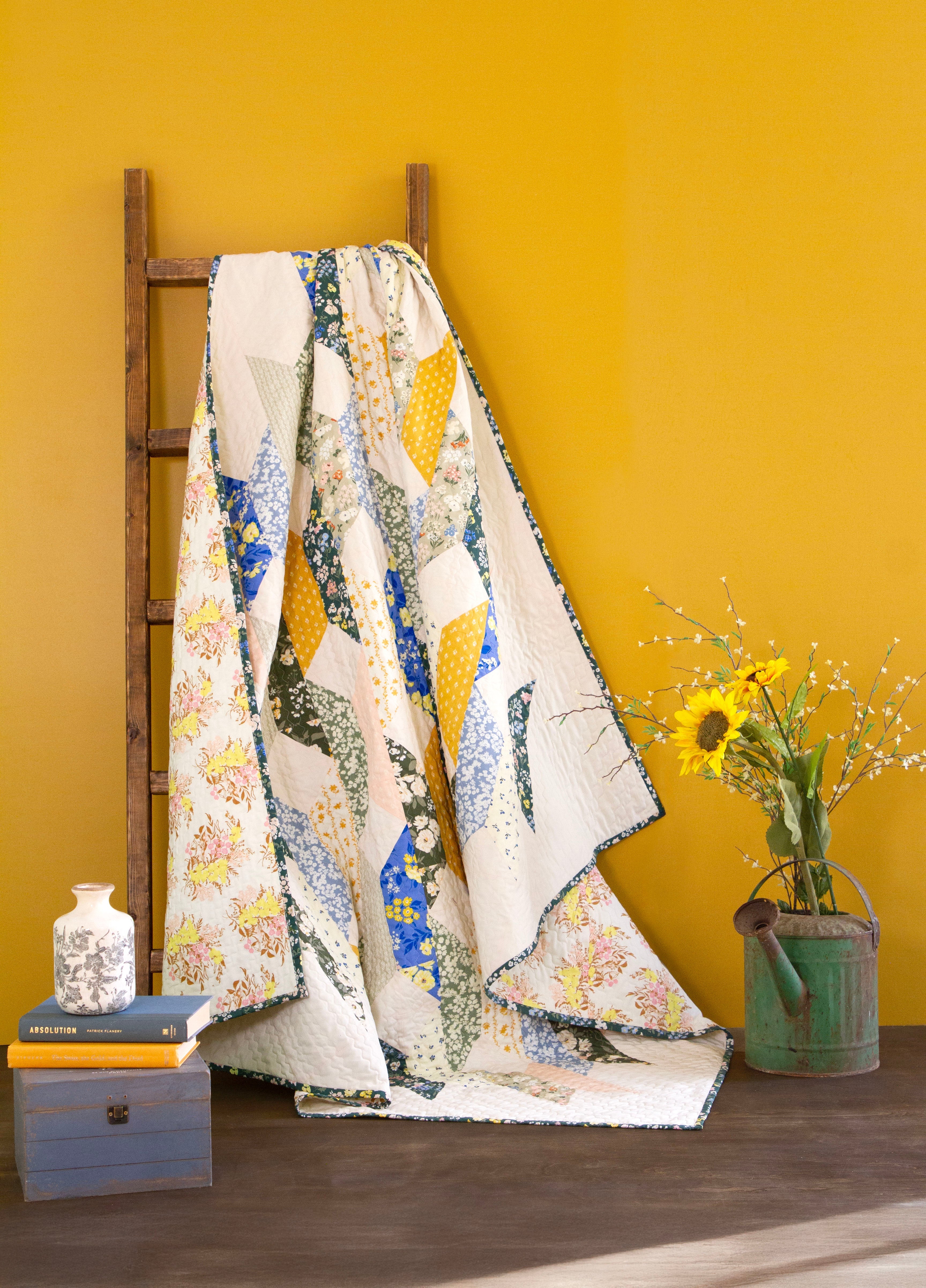 The Molly Quilt in a Year in Petals – Kitchen Table Quilting
