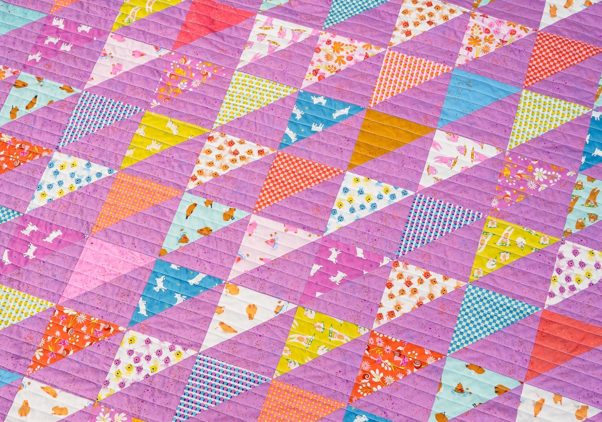 Blind Forest Tutorial Part 1 aka the Goat Quilt – Kitchen Table Quilting