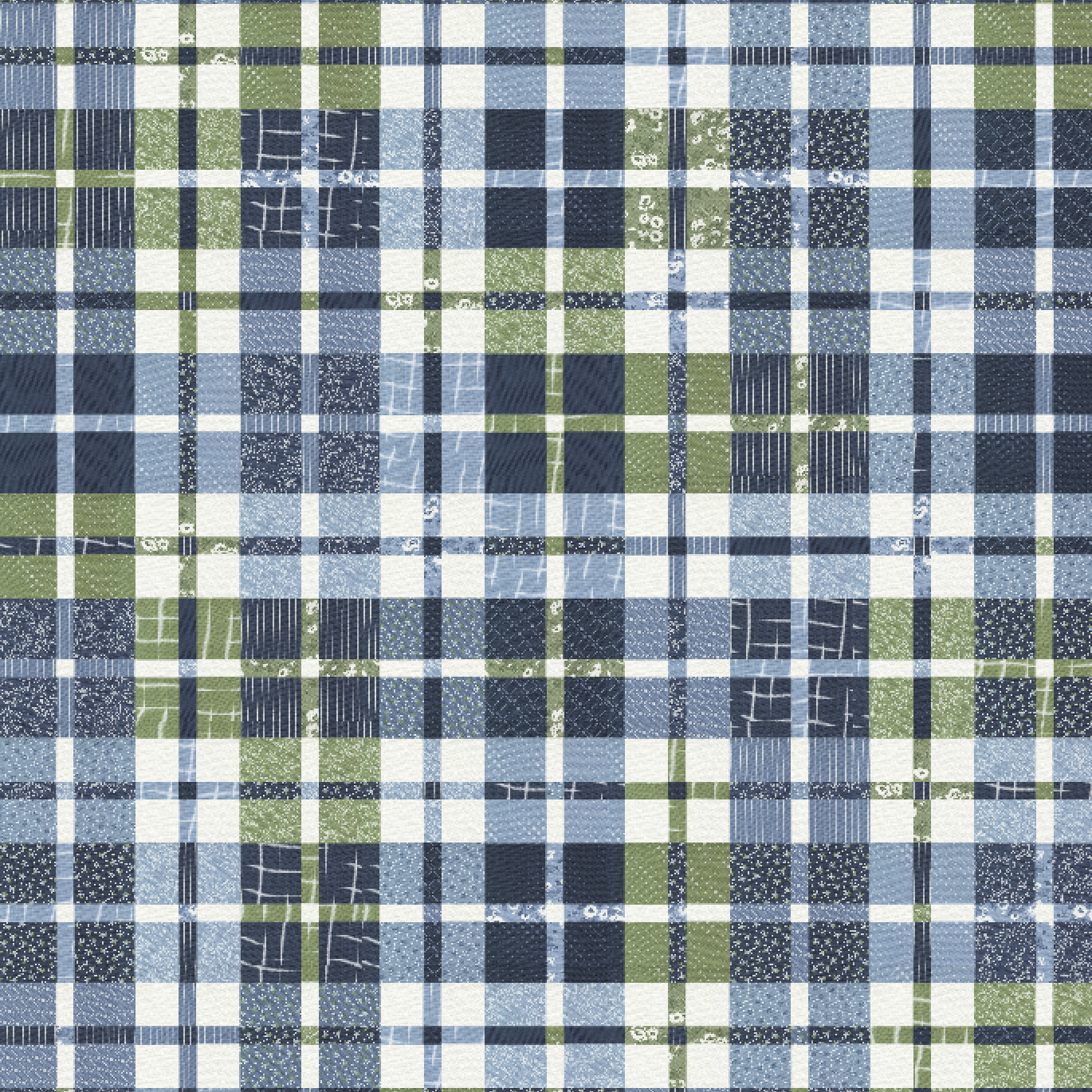 Mini Plaid-ish Quilt Mockups - Large Lap Size – Kitchen Table Quilting