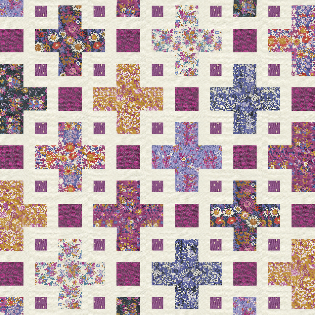 The Violet Quilt Pattern Mockups (Again!) – Kitchen Table Quilting