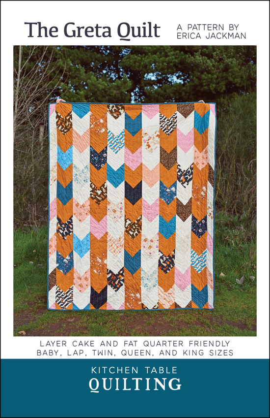 The Greta Quilt Paper Pattern – Kitchen Table Quilting