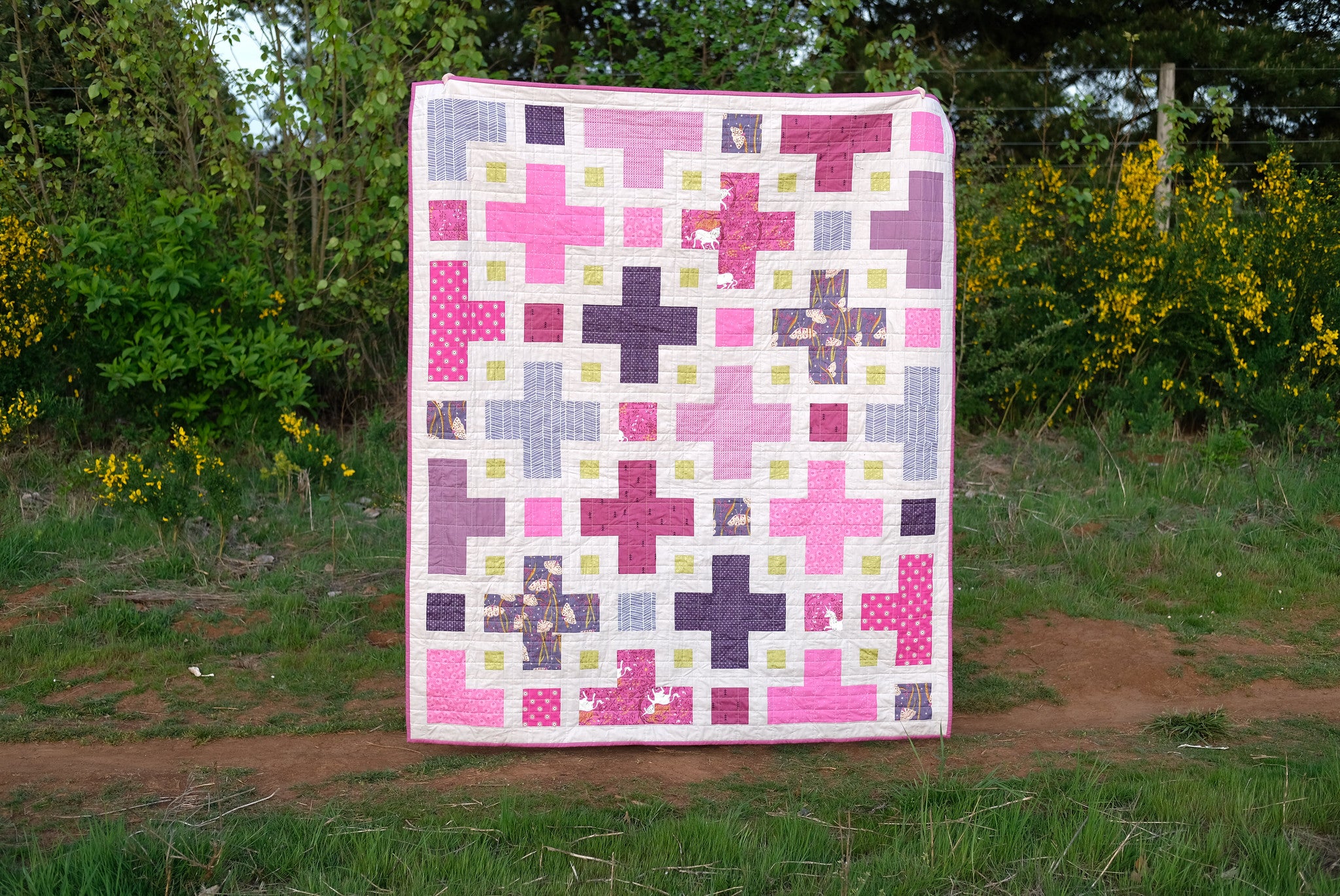 The Violet Quilt PDF Pattern – Kitchen Table Quilting