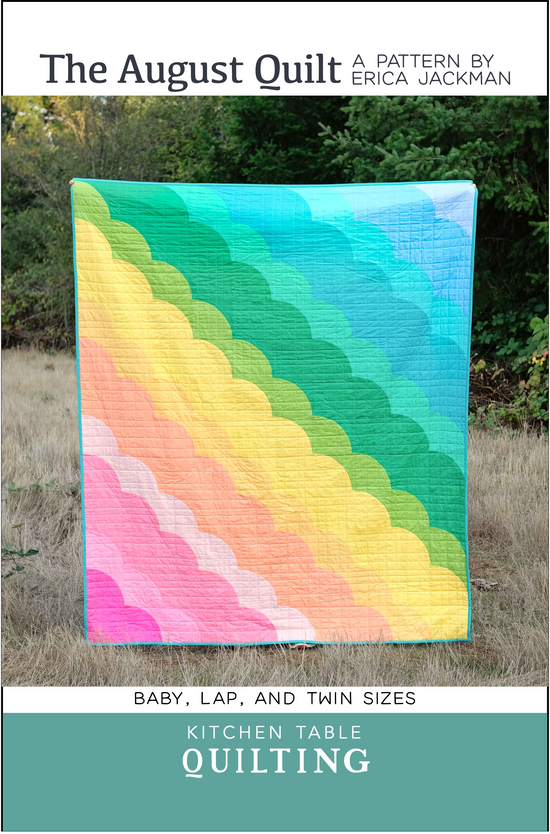 The August Quilt PDF Pattern – Kitchen Table Quilting