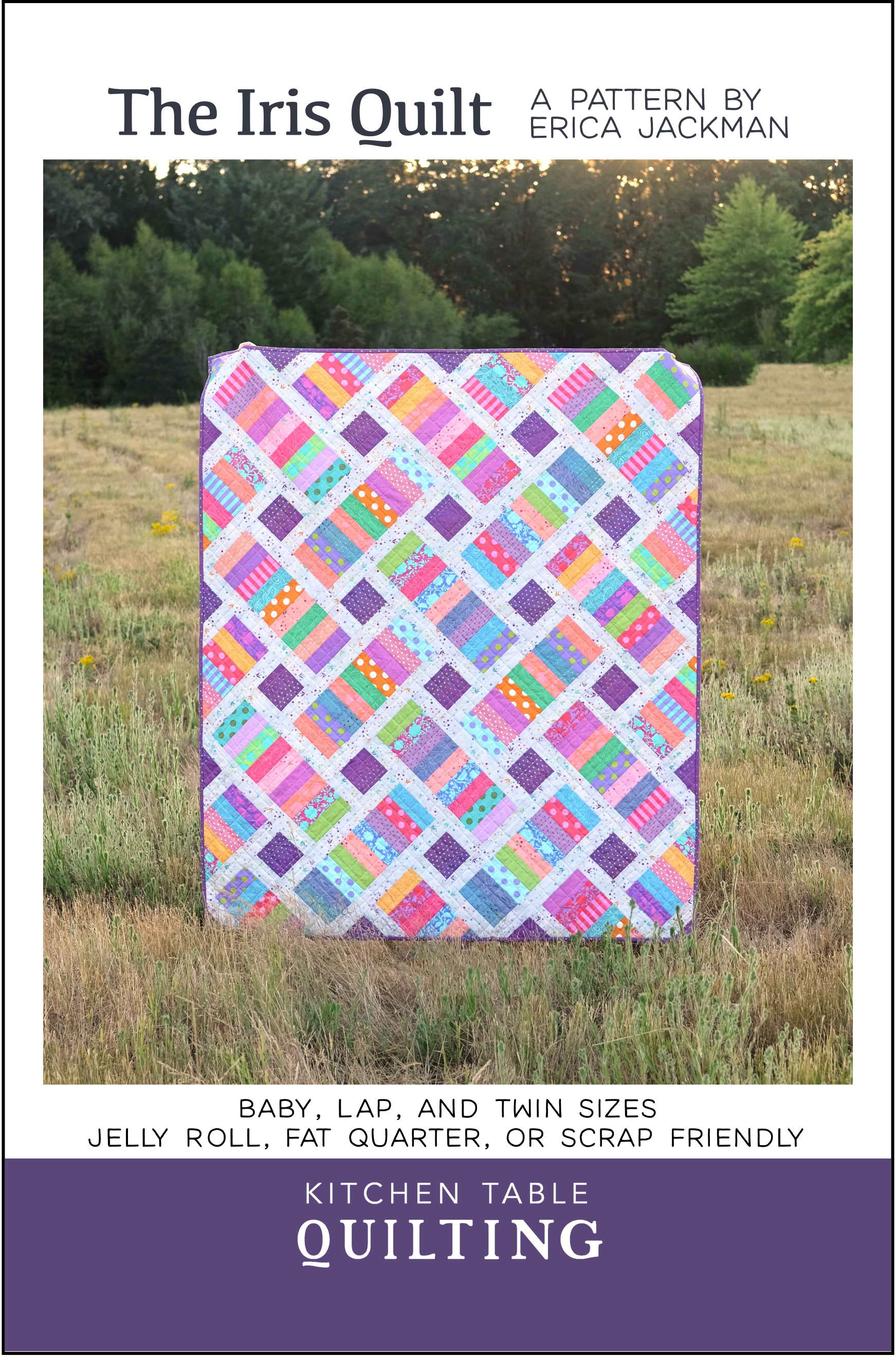 The Iris Quilt Pattern Coloring Sheets – Kitchen Table Quilting