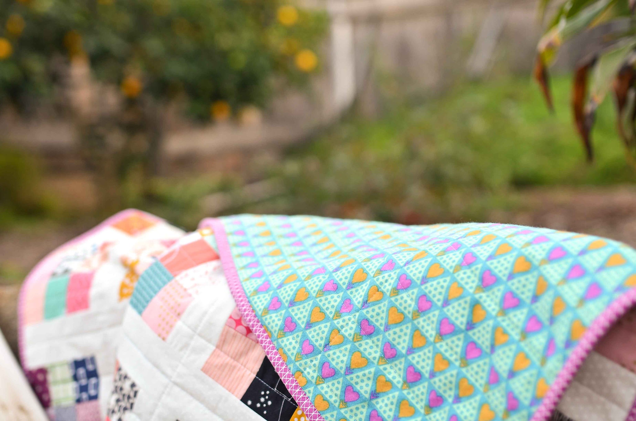 Modern Postage Stamp PDF Quilt Pattern – Kitchen Table Quilting