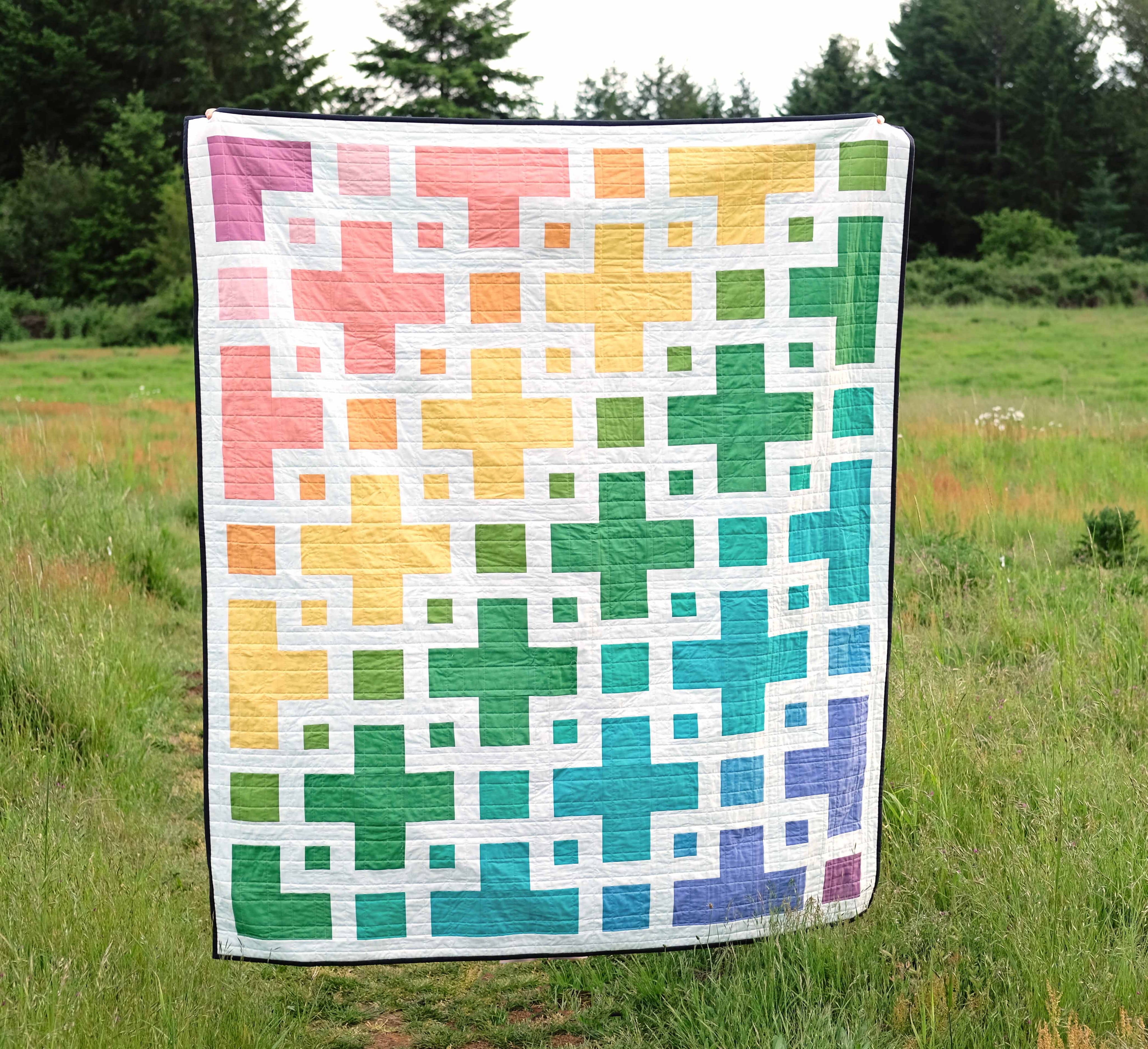 The Violet Quilt PDF Pattern – Kitchen Table Quilting